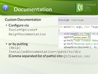 Extending Qt Creator - Tobias Hunger | PDF