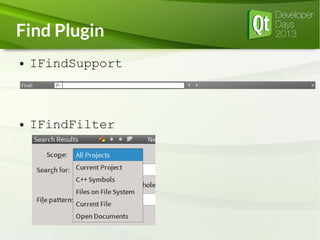 QtDD13 - Qt Creator plugins - Tobias Hunger | PDF