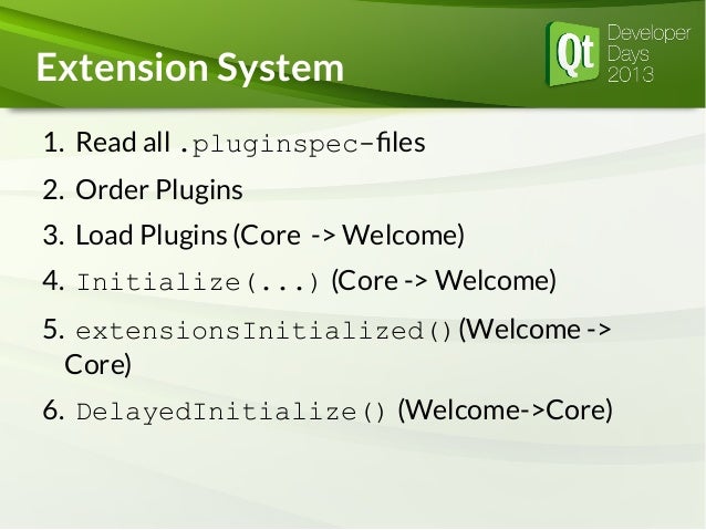 QtDD13 - Qt Creator plugins - Tobias Hunger