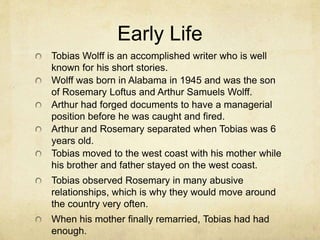 Tobias wolff | PPTX