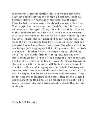 Tobias Wolffs short story, Bullet in the Brain Reprinted by p.docx