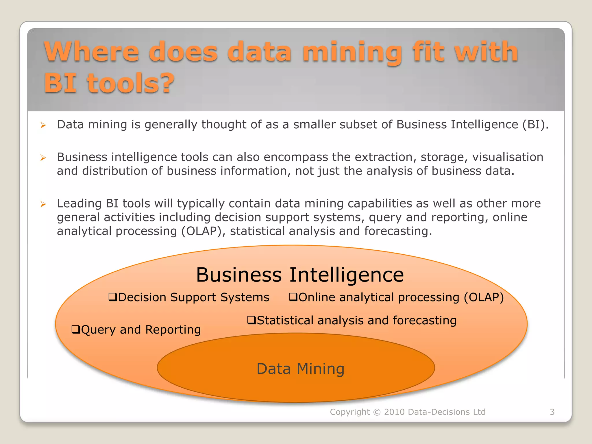 Key Principles Of Data Mining | PPTX