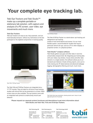Tobii Mr Brochure Web | PDF