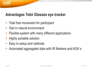 Tobii x series or glasses | PPT