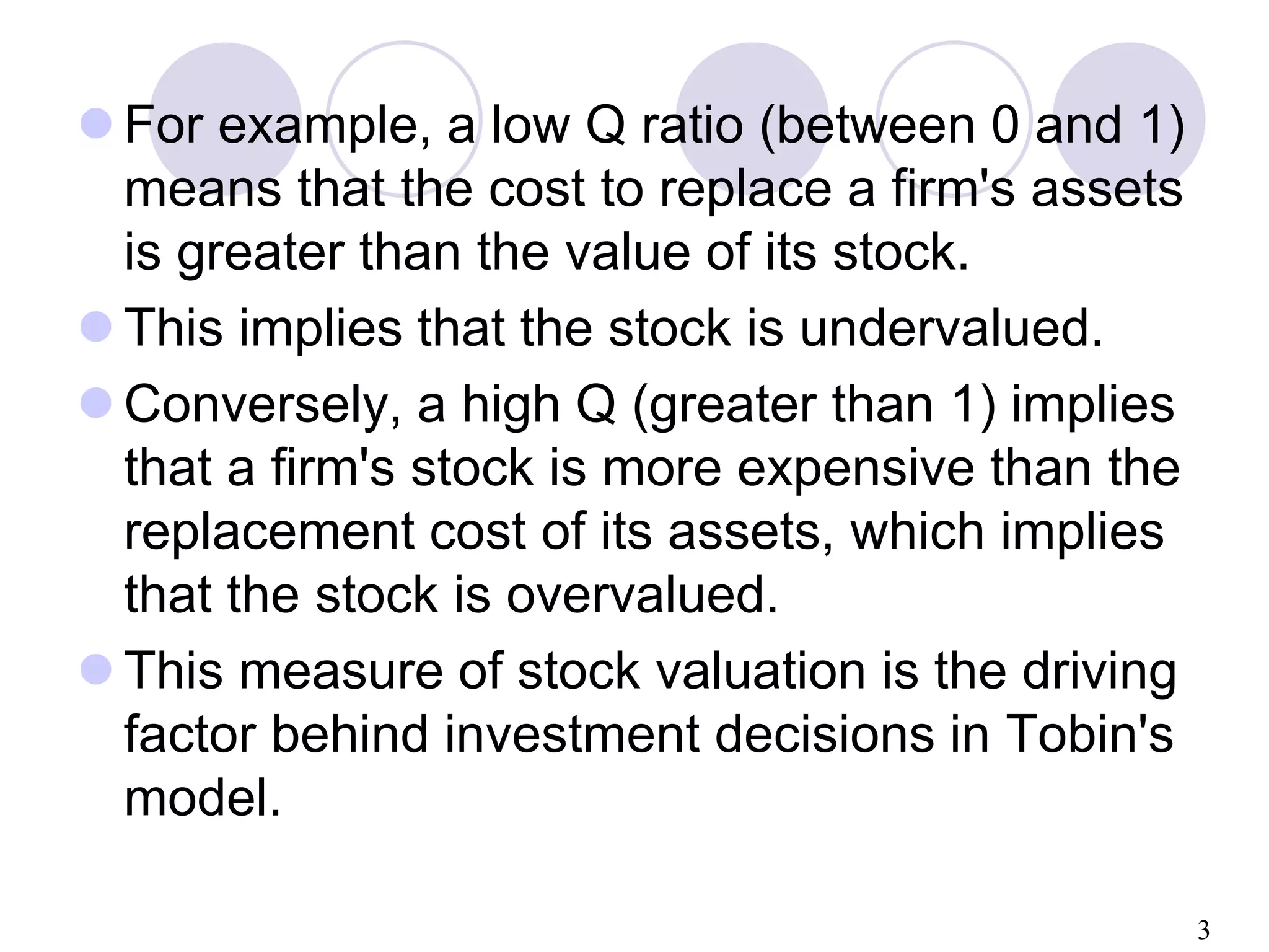 Tobin’s q theory | PPTX