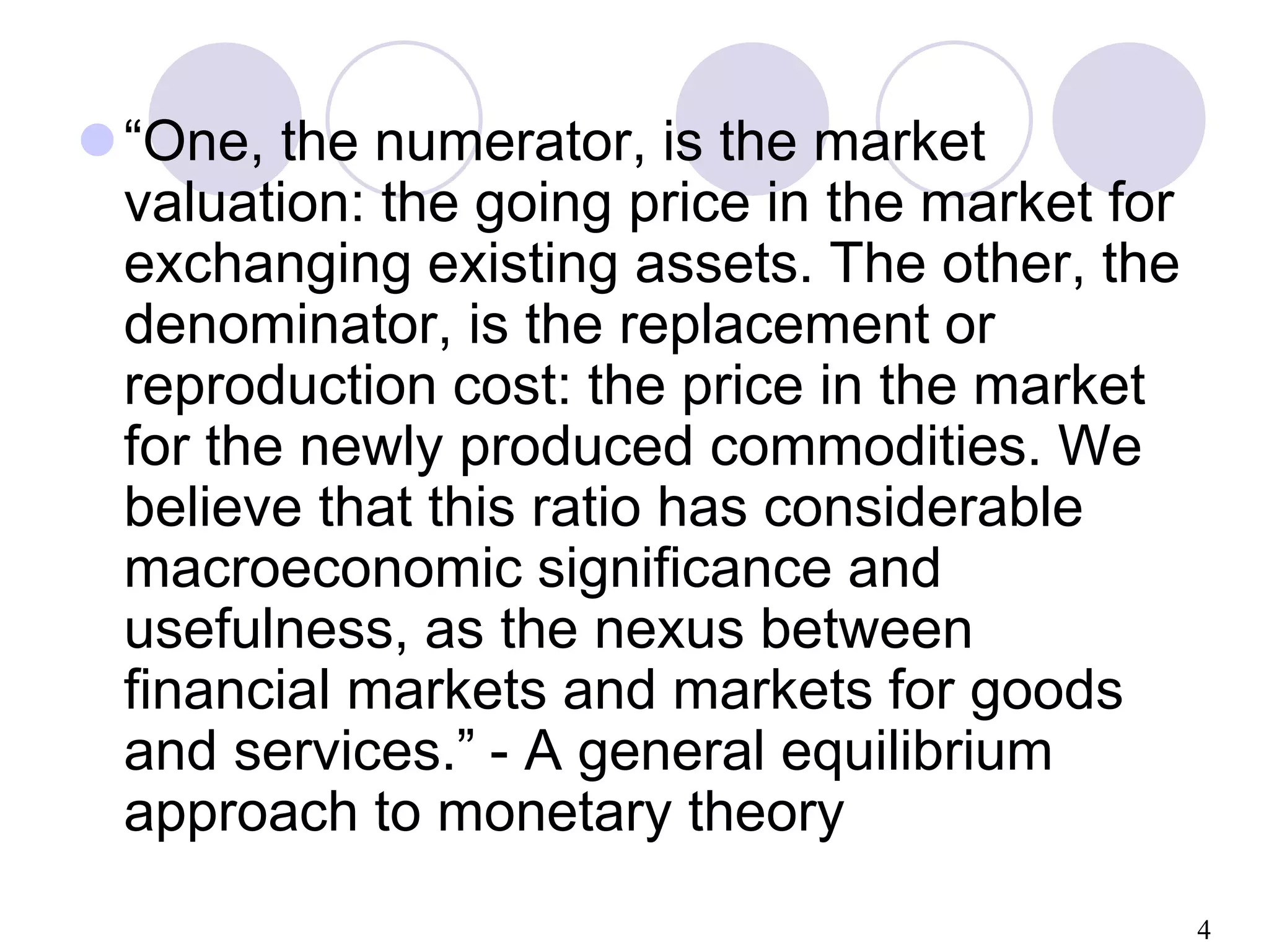 Tobin’s q theory | PPTX