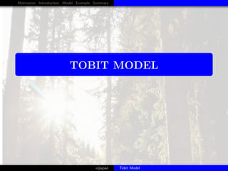 Tobit Model | PDF