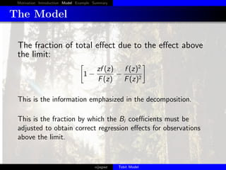 Tobit Model | PDF