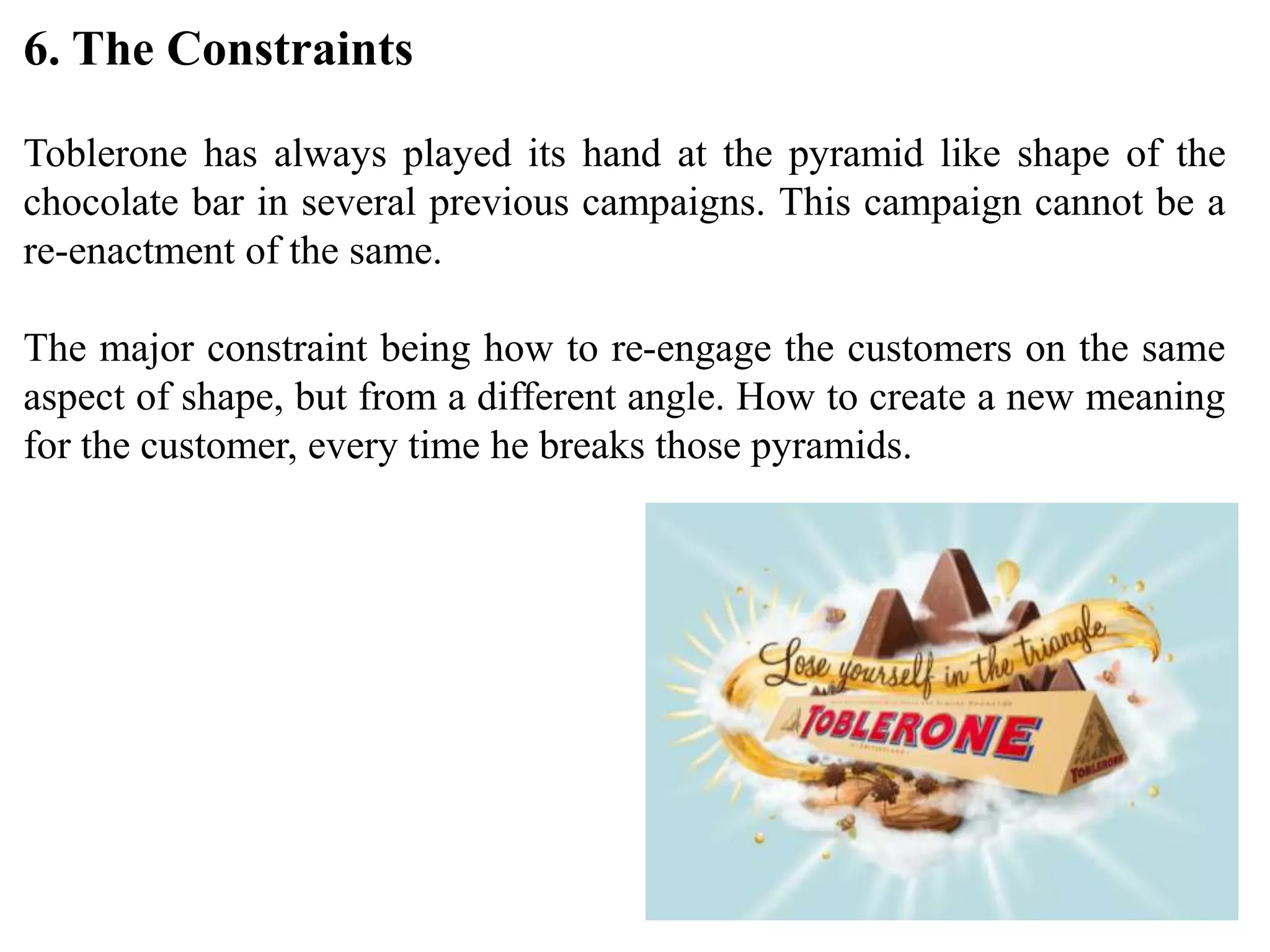 Toblerone - A Creative Brief | PPTX