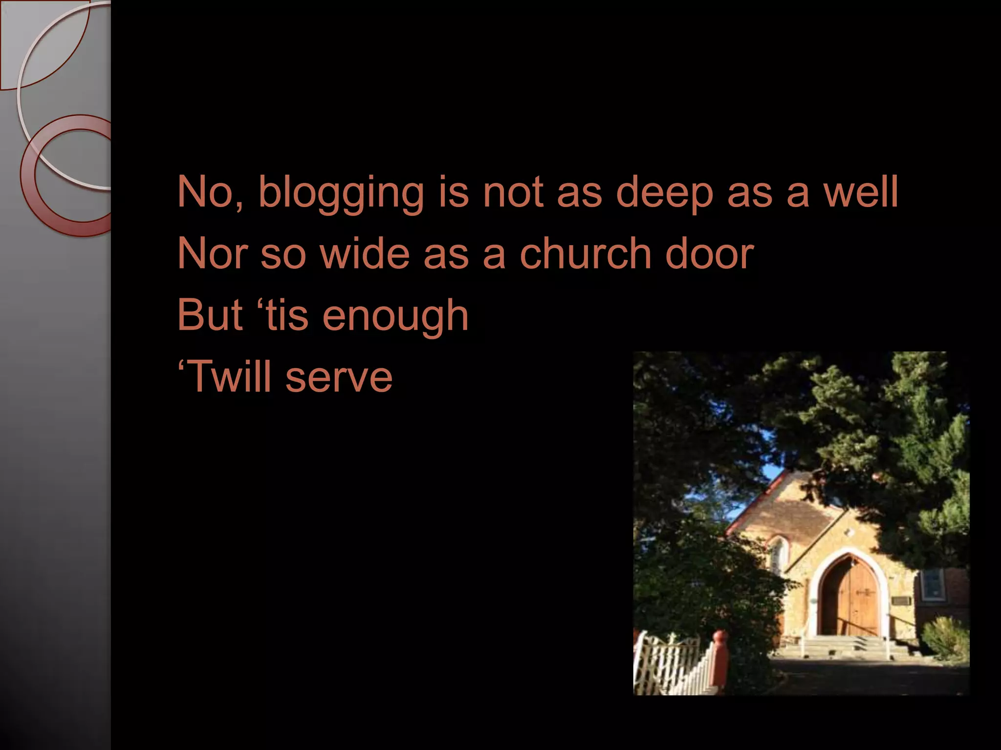 To blog or not to blog | PPTX | Internet | Computing