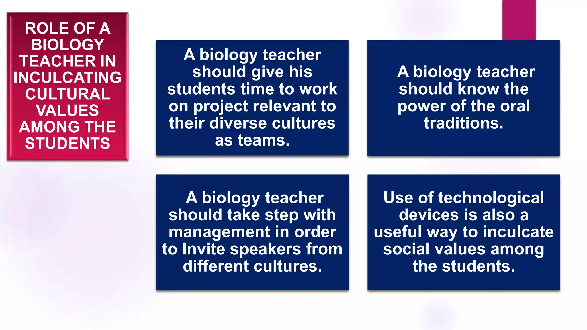 Teaching of biology | PPTX