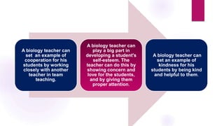 Teaching of biology | PPTX