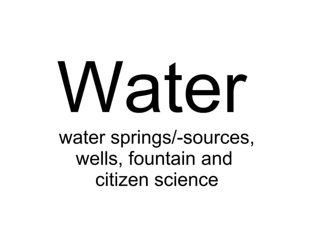 Tobreluts Safranbolu Watersorce | PPT