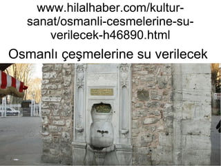 Tobreluts Safranbolu Watersorce | PPT