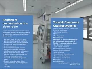 Tobslak cleanroom coatings | PPT