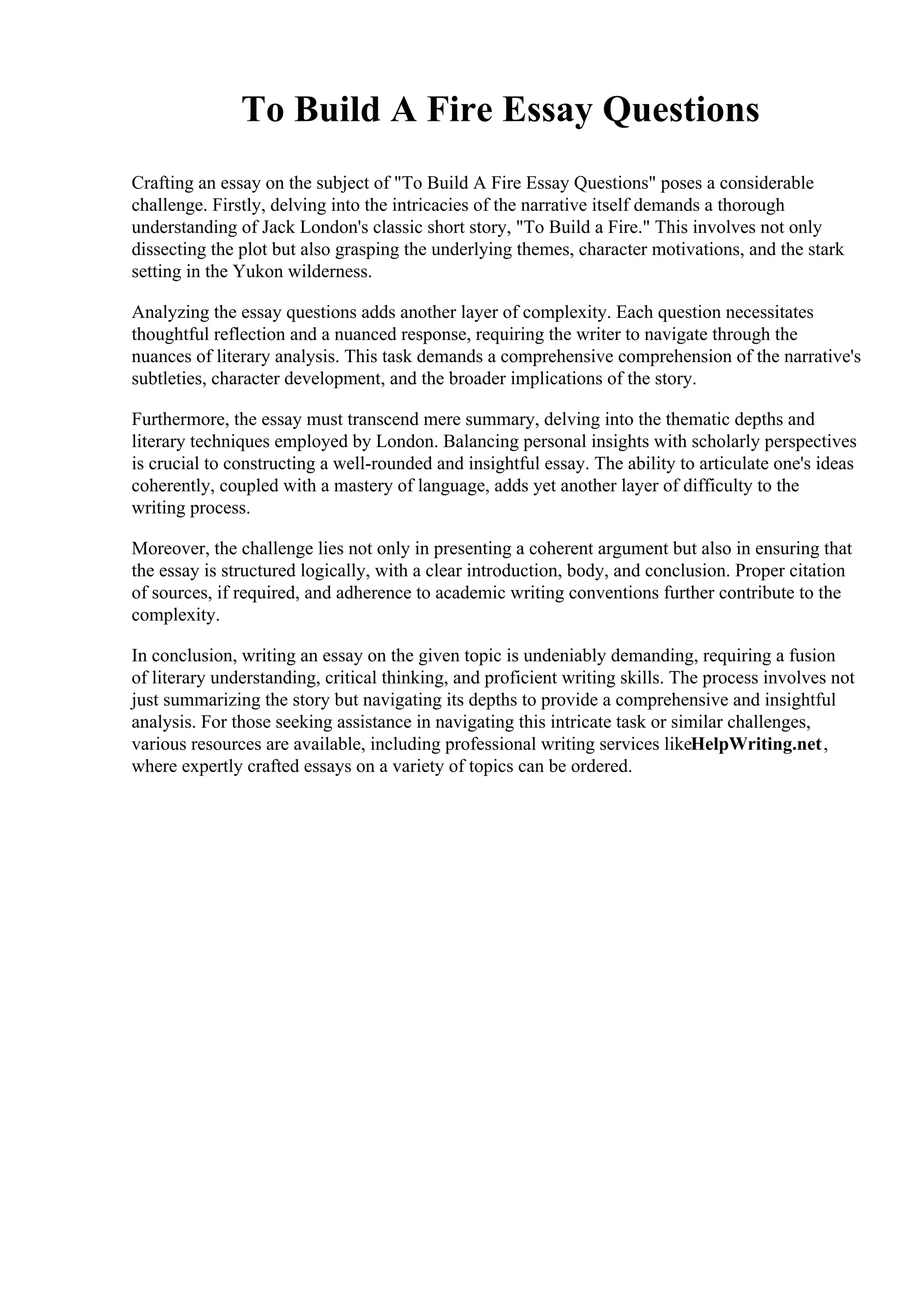 To Build A Fire Essay Questions.pdf