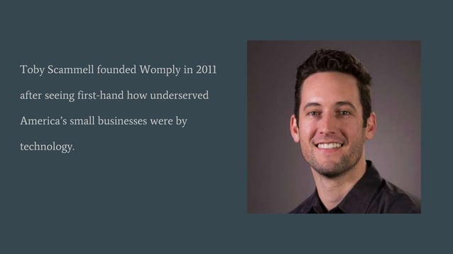 Toby Scammell - Founder of Womply | PPT