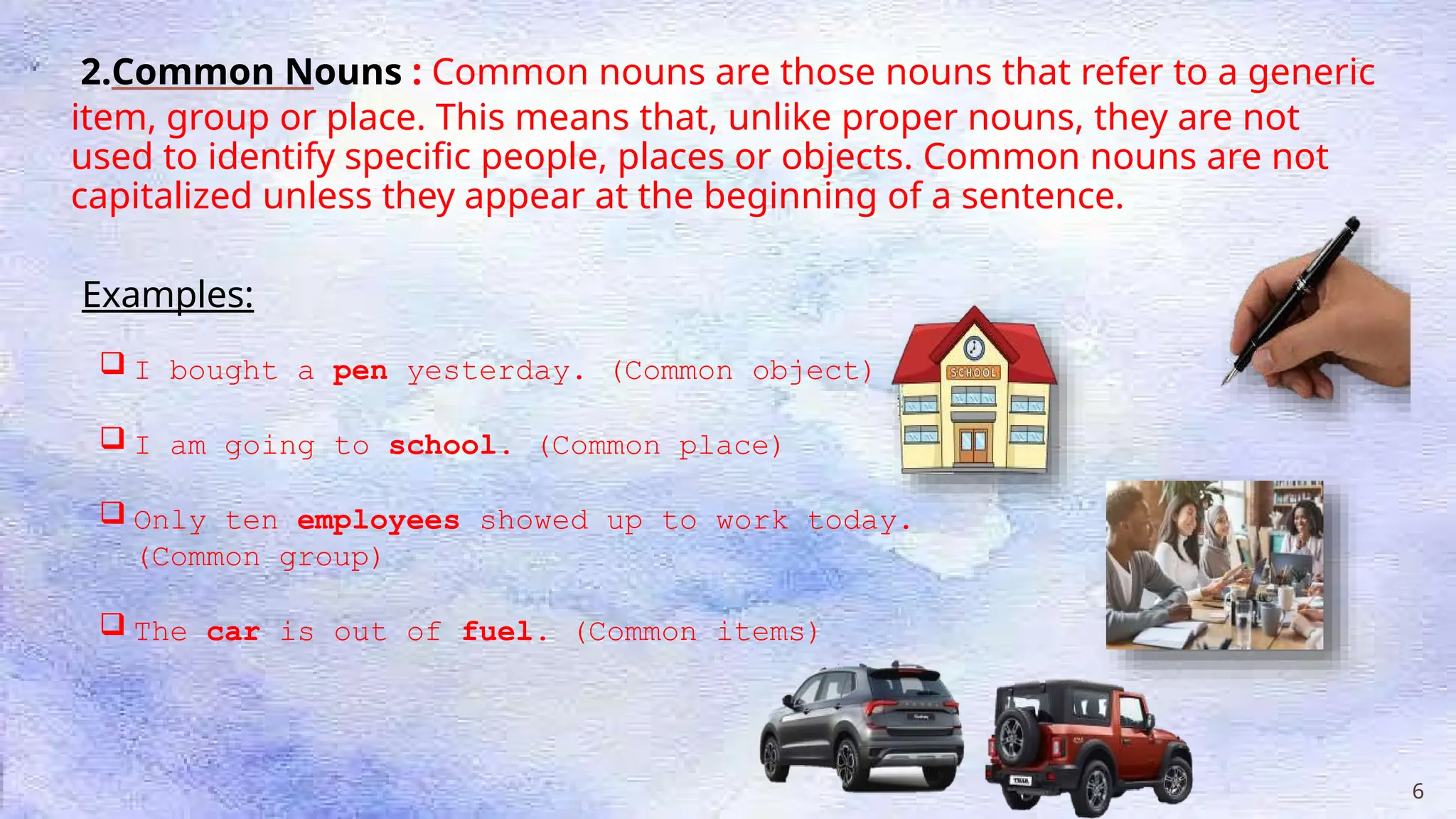 NOUNS AND TYPES OF NOUNS FOR LOWER SECONDARY LEVEL | PPTX