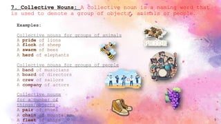 NOUNS AND TYPES OF NOUNS FOR LOWER SECONDARY LEVEL | PPTX