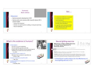 ‘Neurodynamics as a therapeutic intervention; the effectiveness and ...