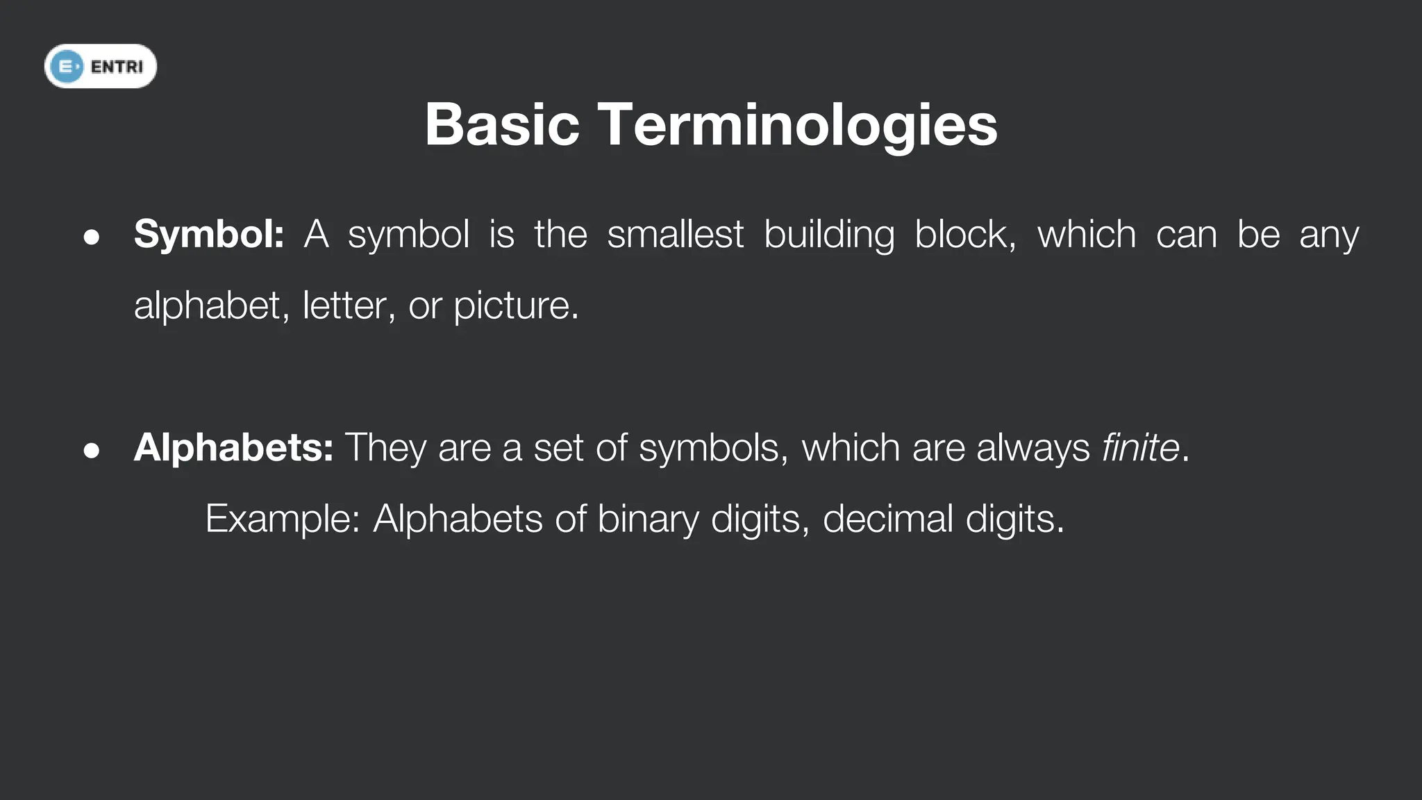 Theory Of Computation Notes Introduction And Mcq Points Ppt