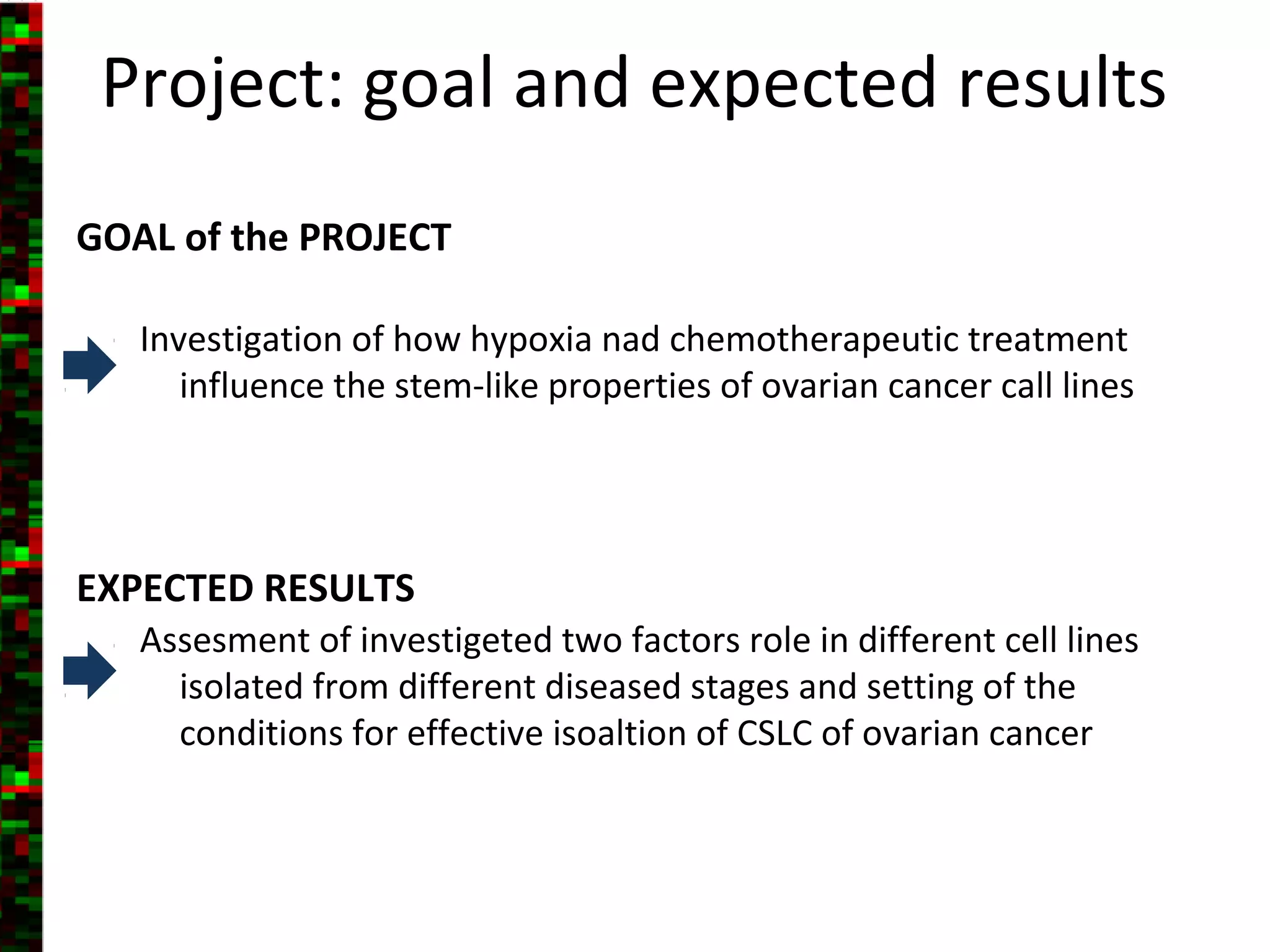 Targeting ovarian cancer project | PPT