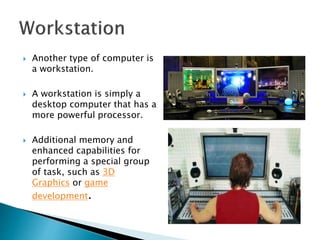 Types of computer | PPTX | Computing | Technology & Computing