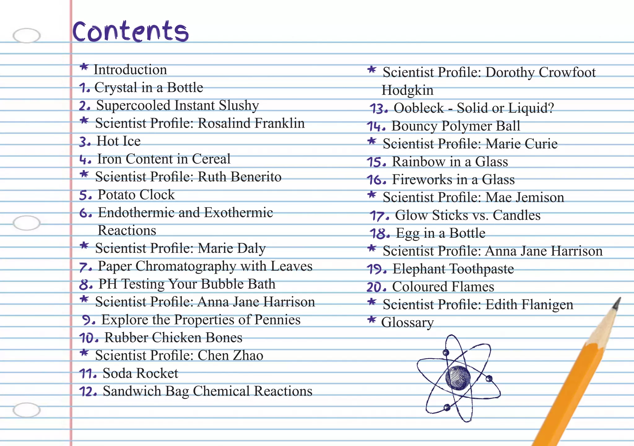 Editorial Project Table of Contents | PDF