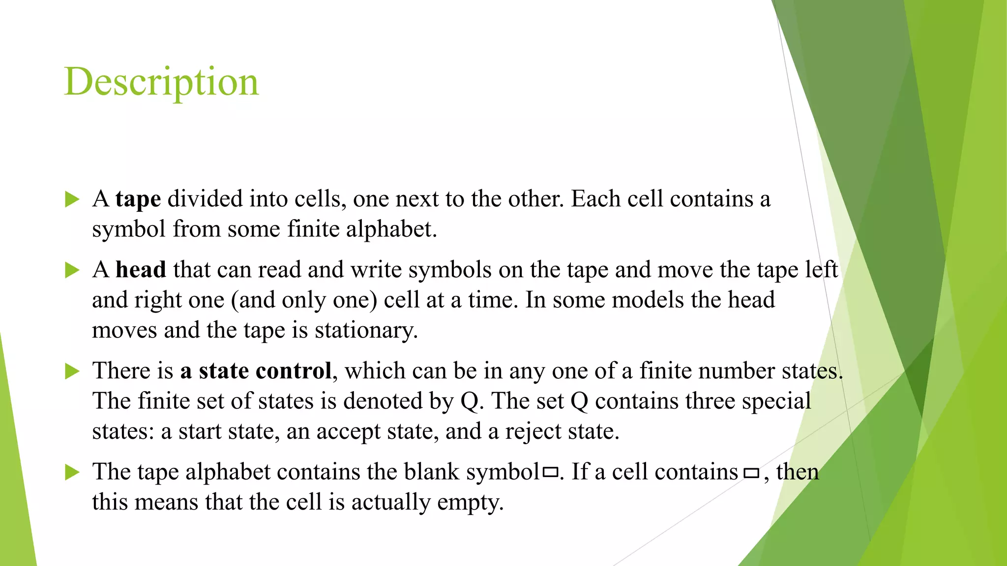Turing Machine Toc Pptx Programming Languages Computing