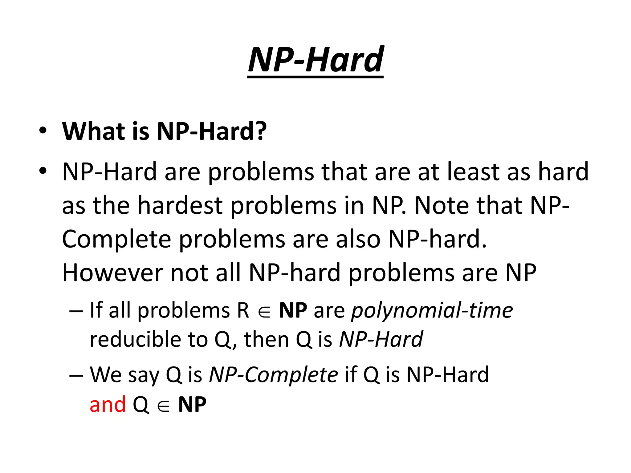 NP Complete Problems | PPTX