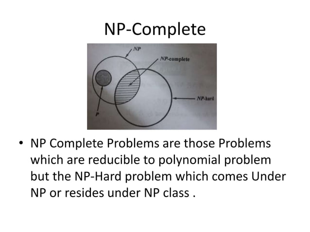 NP Complete Problems | PPTX