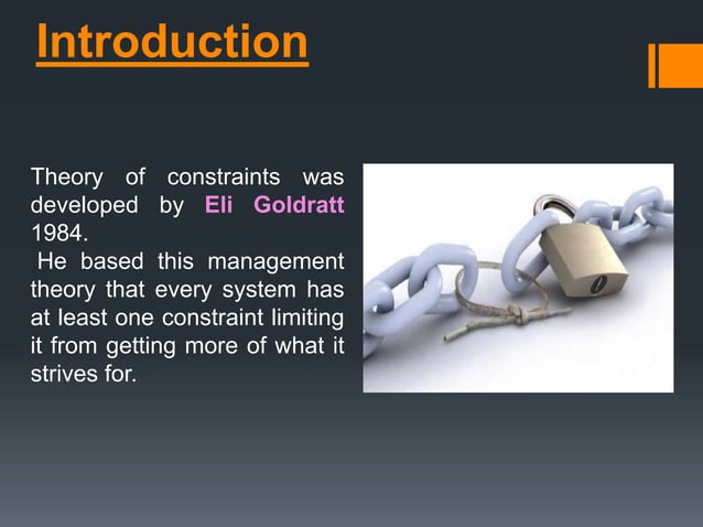 Theory of Constraints | PPTX | Business Accounting & Finance | Business