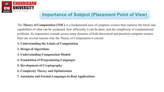 Theory of Computation DFA NFA Context Free Grammar | PPTX