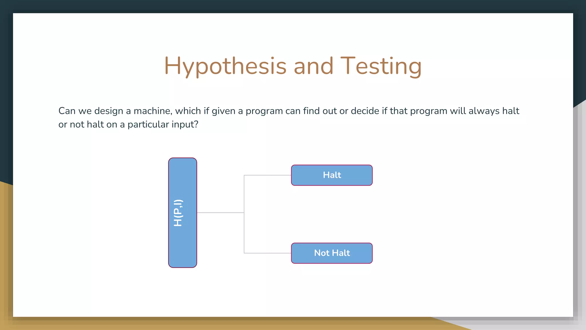 Turing machine and Halting Introduction | PPTX