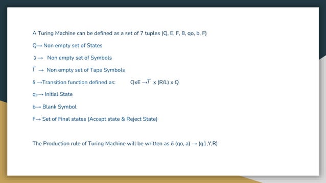 Turing machine and Halting Introduction | PPTX
