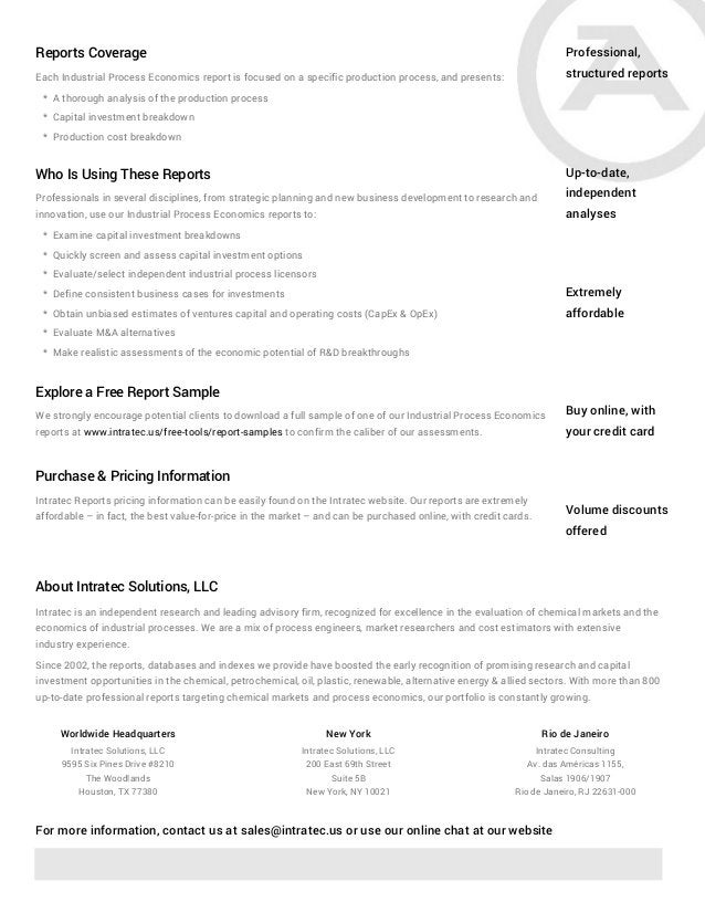 Feasibility Studies: EDC Manufacturing | PDF | Chemistry | Science