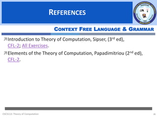 Theory of computation Lecture Slide(Chomsky Normal Form).pptx