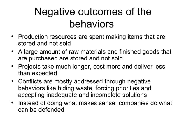 TOC - Generic Problem | PPT