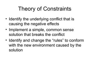 TOC - Generic Problem | PPT