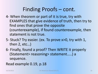 Theory of Computation - Strings and Languages and Proofs (Lecture 2) | PPTX