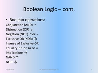 Theory of Computation - Strings and Languages and Proofs (Lecture 2) | PPTX