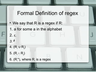 Theory of Computation - Lectures 4 and 5 | PPT