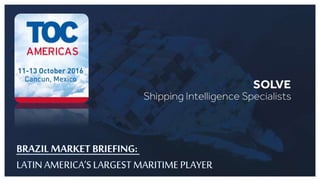 TOC Americas 2016 | Cancun | PPT