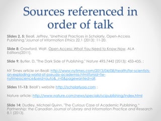 To Catch a Predator: How to Recognize Predatory Journals and ...
