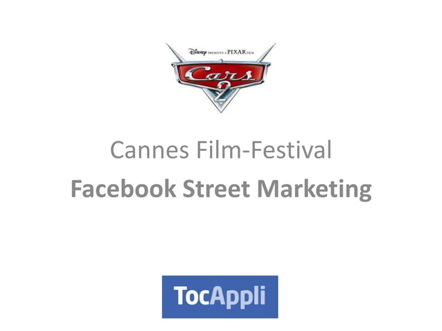 Toc box & disney cars2 à cannes | PPT