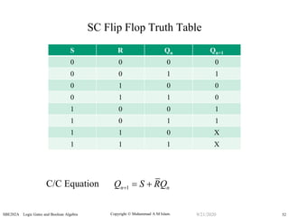 Tocci ch 3 5 boolean algebra, logic gates, combinational circuits, f fs ...