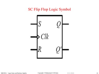 Tocci ch 3 5 boolean algebra, logic gates, combinational circuits, f fs ...