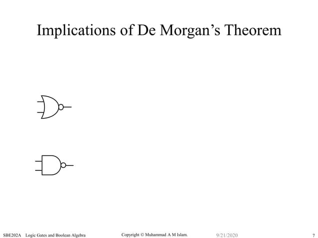 Tocci Ch 3 5 Boolean Algebra Logic Gates Combinational Circuits F Fs