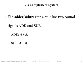 Tocci ch 6 digital arithmetic operations and circuits | PPT