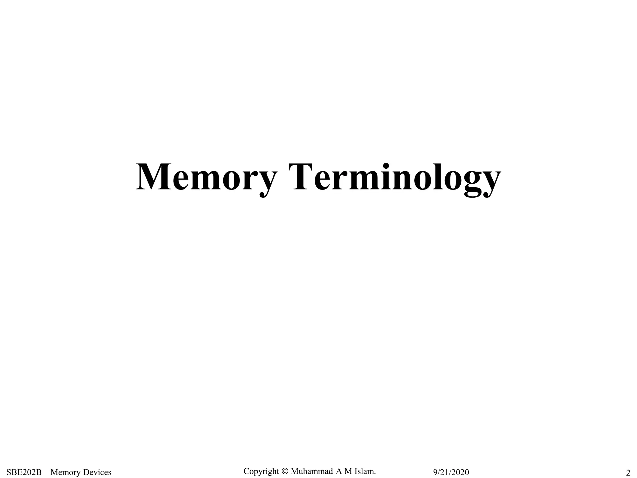 Tocci chapter 12 memory devices | PPSX | Operating Systems | Computer Software and Applications
